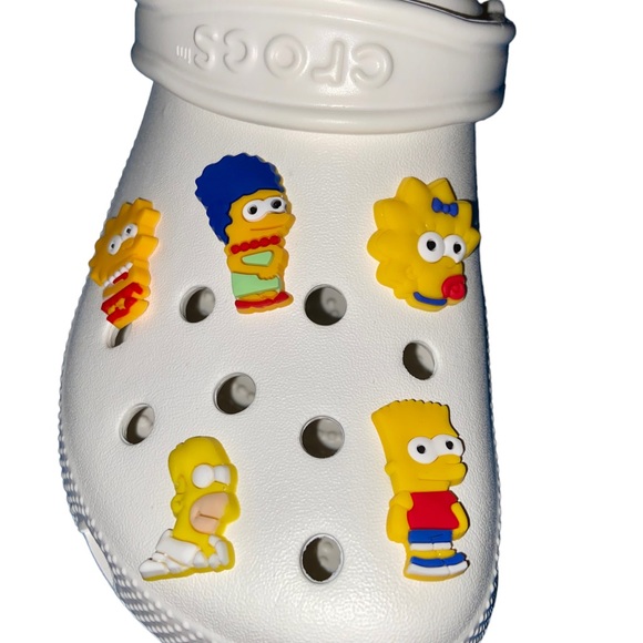 Jibbitz | Accessories | Crocs Jibbitz Shoe Charms The Simpsons | Poshmark